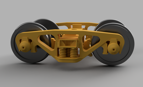 WAGR - 3' 6" Gauge 30 Ton Wagon Bogie Pair - S Scale - 3D printed ...