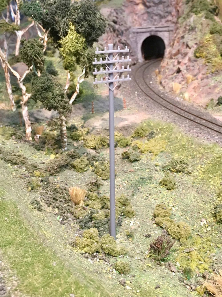 Trackside Telegraph Pole - 3D Printed - S Scale – Westrail Models
